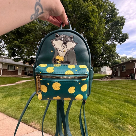 Loungefly | Bags | Loungefly Disney Pocahontas Meeko Biscuit Micro Mini ...